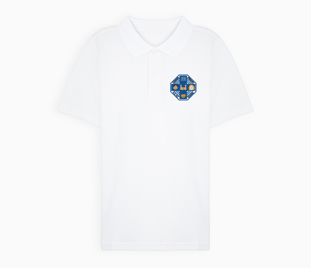 Codnor Primary School Polo Shirt - White – Andrew Hyde